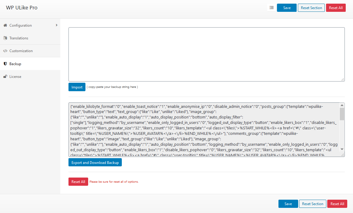 Start Configure WP ULike Plugin in a Few Steps - WP ULike